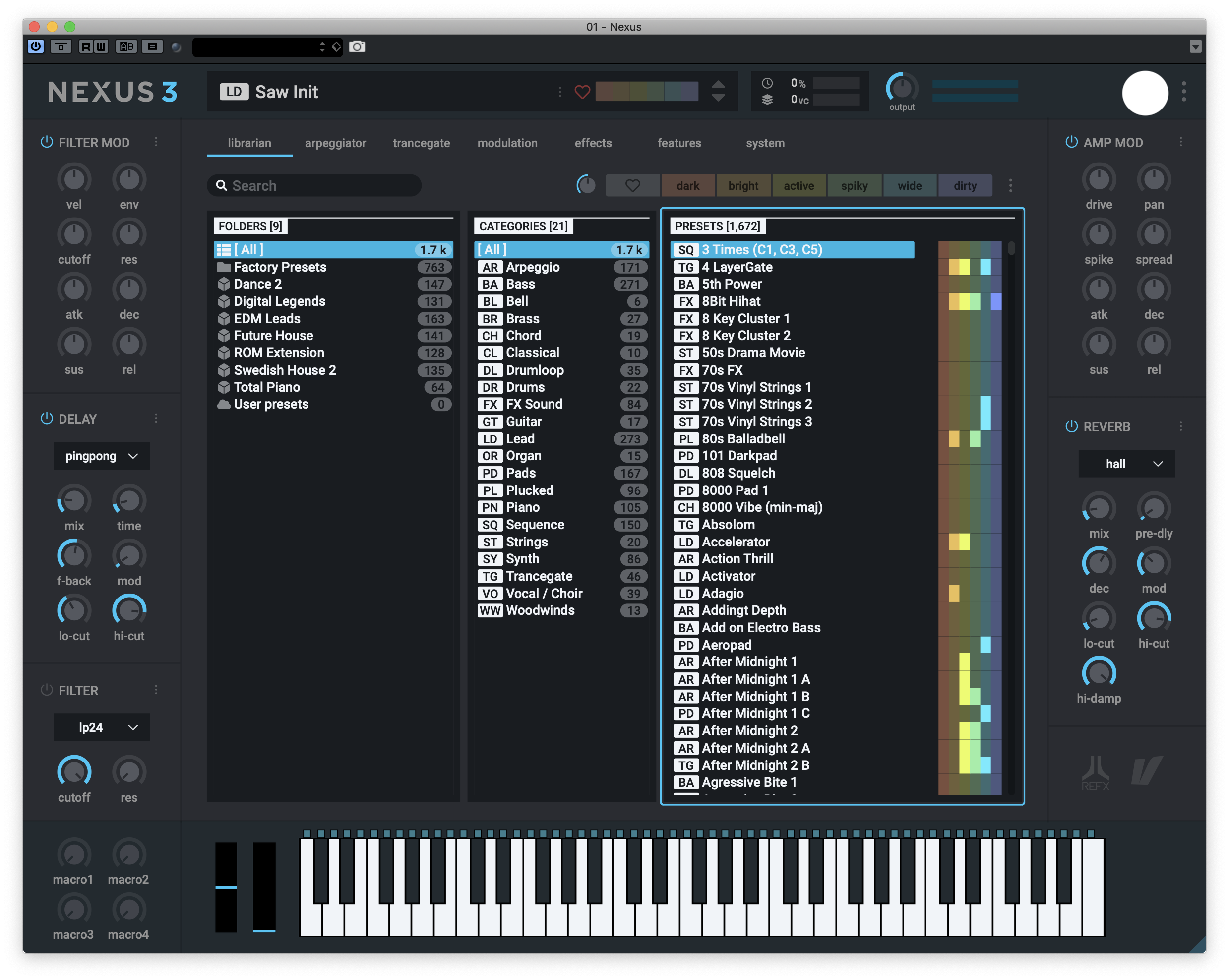 Nexus 3 レビュー 人気シンセNexusの最新版！やはり簡単で楽。 | Edited by KN